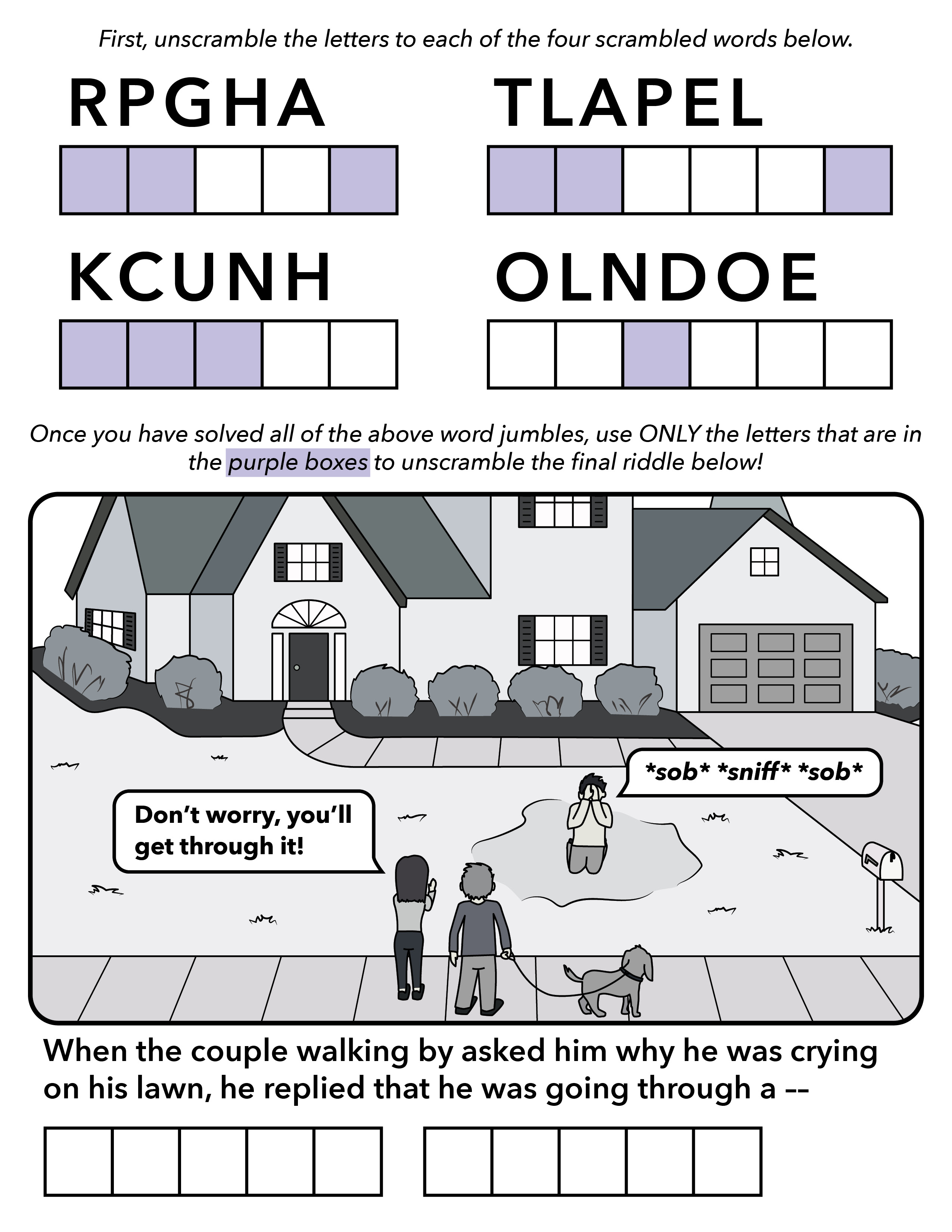 Newsletter Word Jumble Answers Newsletter Word Jumble Answers